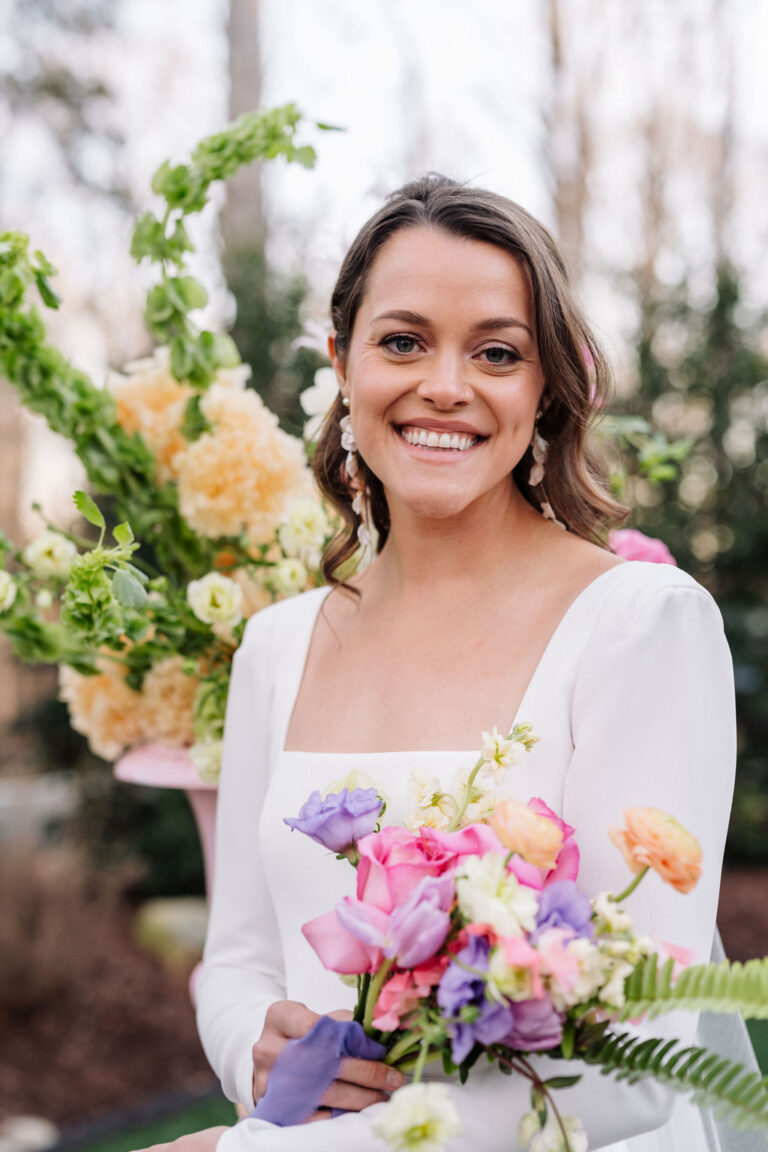 Colorful Spring Wedding Inspiration at Carolina Grove - biancanichole.com