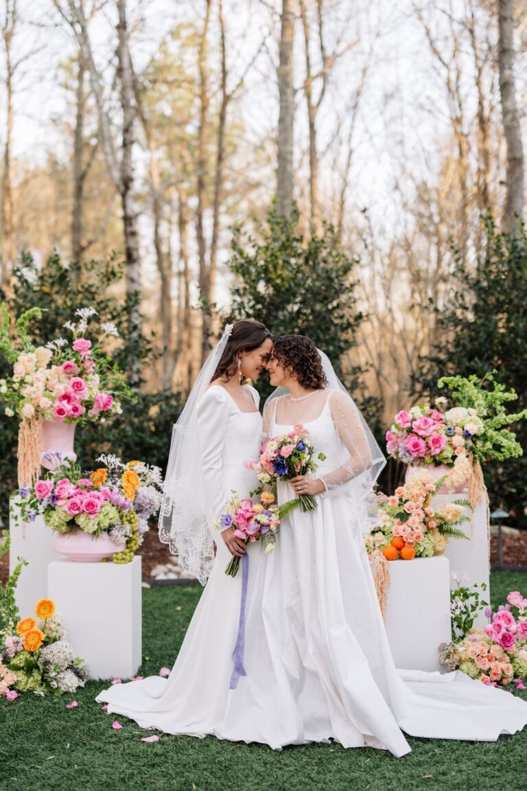 Colorful Spring Wedding Inspiration at Carolina Grove - biancanichole.com
